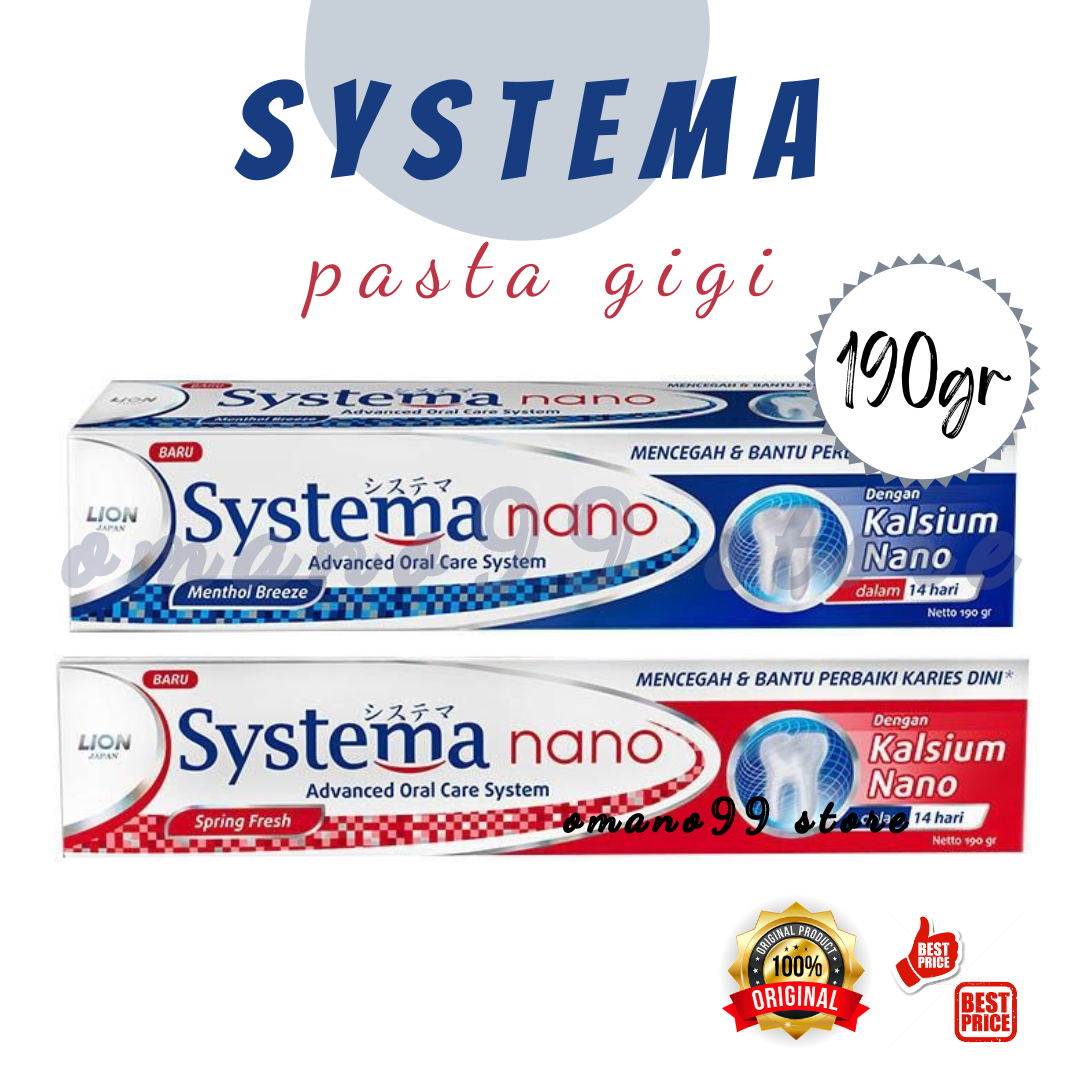 Jual Systema Nano Pasta Gigi 190 Gram All Varian | Shopee Indonesia