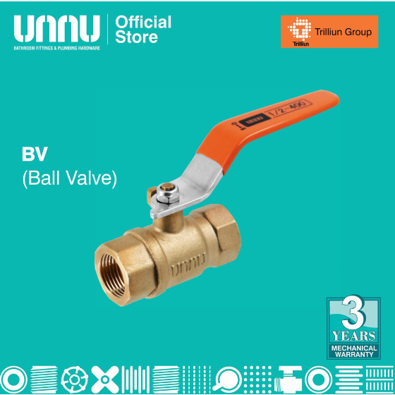 Jual STOP KRAN AIR KERAN KRAN UNNU BALL VALVE KUNINGAN UK 1/2" & 3/4 ...