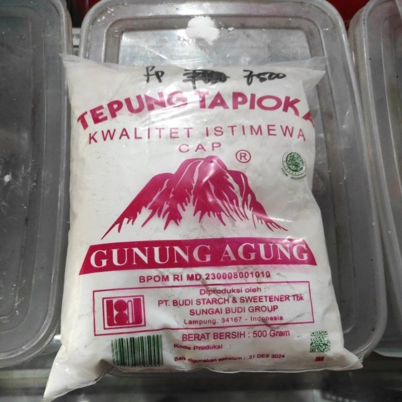 Jual Tepung tapioka cap gunung agung/tapioka gunung agung | Shopee ...