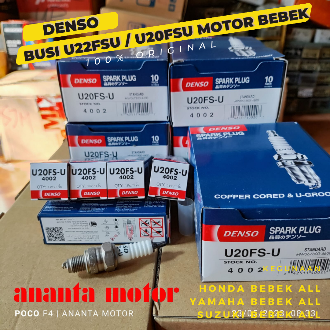 Jual 2025 live xtra Busi Denso Biru U22FSU/U20FSU seful 100% ASLI ORI ...