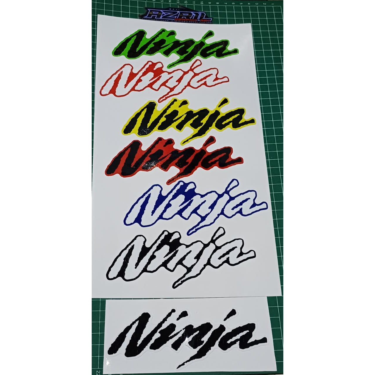 Jual Sticker NINJA , Tulisan Ninja untuk Tangki 1set | Shopee Indonesia