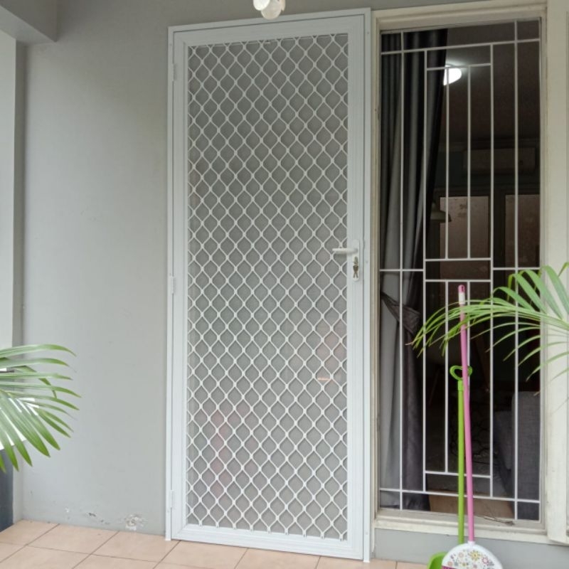 Jual PINTU EXPANDA KAWAT NYAMUK ALUMINIUM KOMPLIT KUSEN DAN PASANG BSD ...