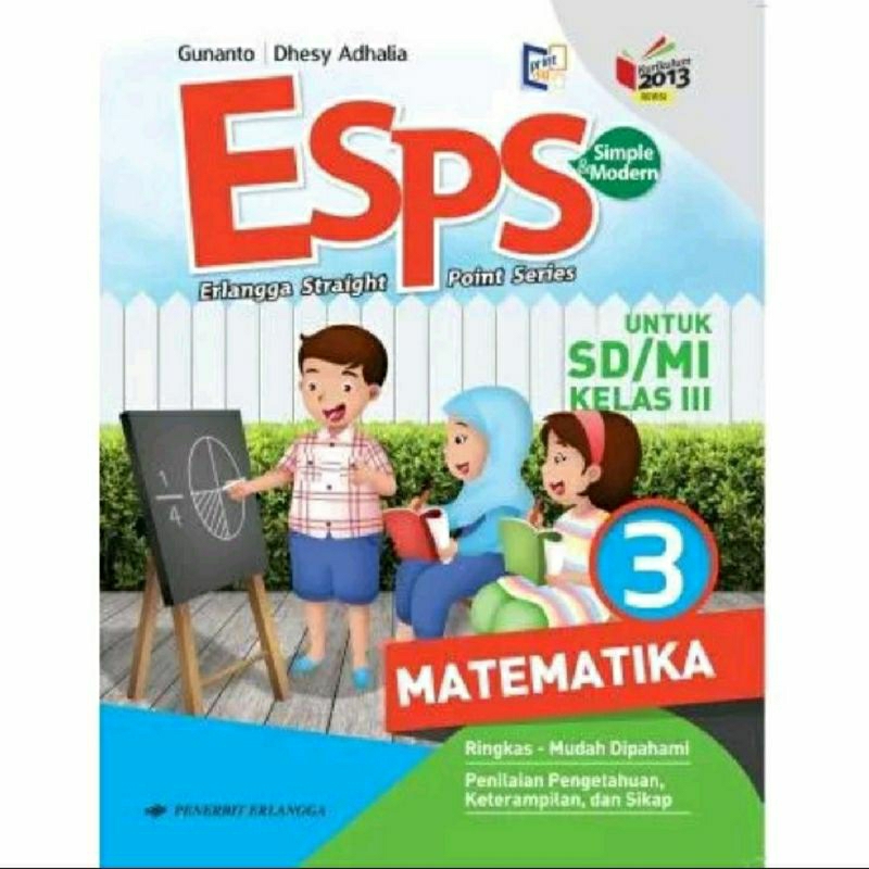 Jual Buku Esps Matematika kelas 1 2 3 sd Matematika Erlangga kurikulum Merdeka / 2013 k13 ...