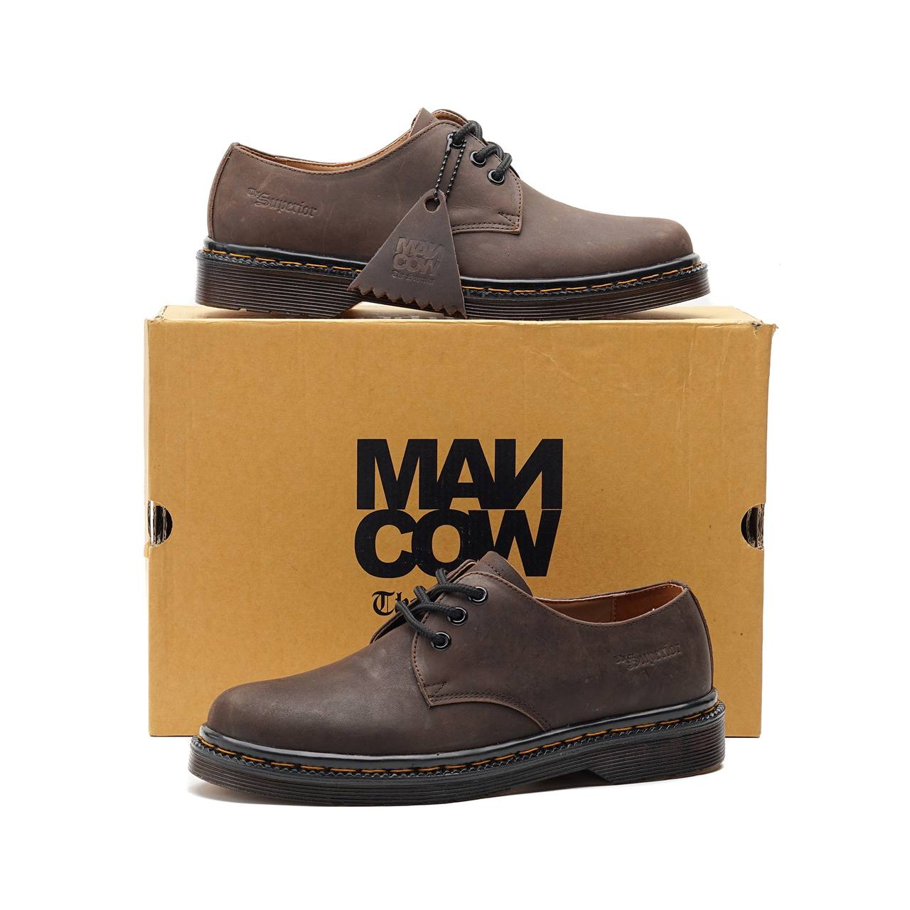 Jual Mancow Low Boots Crazy Horse Brown Sepatu Formal Pria Wanita ...