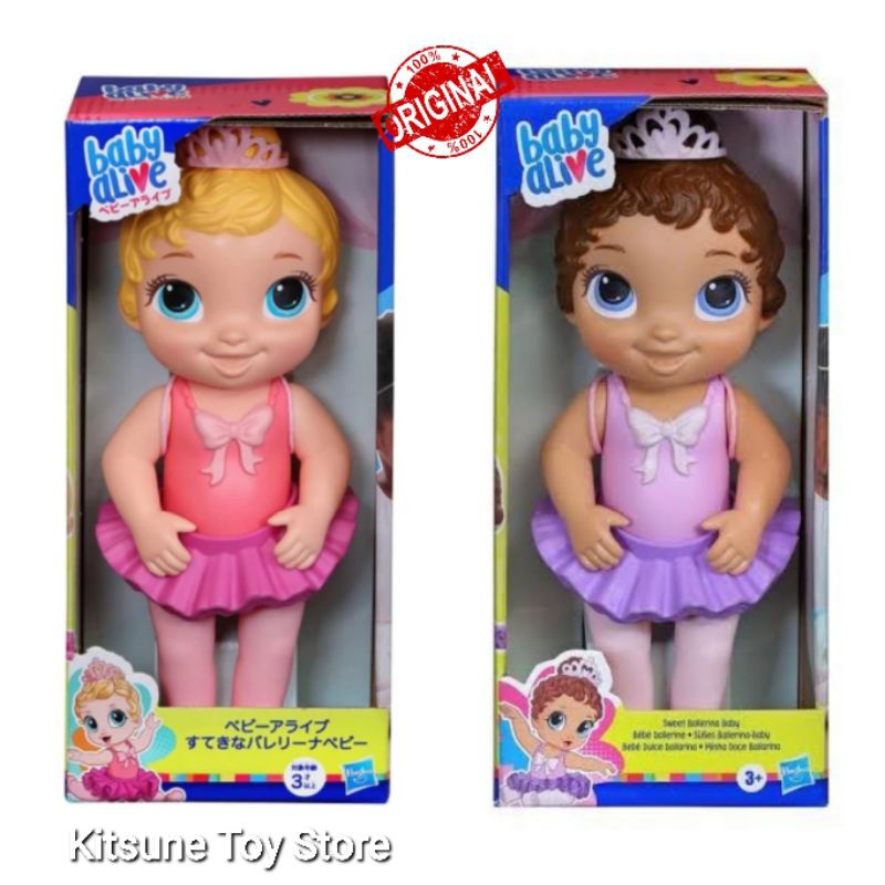 Jual Baby Alive Sweet Ballerina Baby Doll Original - Mainan Boneka Bayi ...