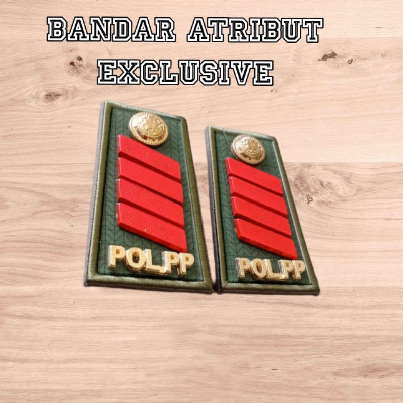 Jual Pangkat pdh 1D pol pp Kain mika exclusive | Shopee Indonesia