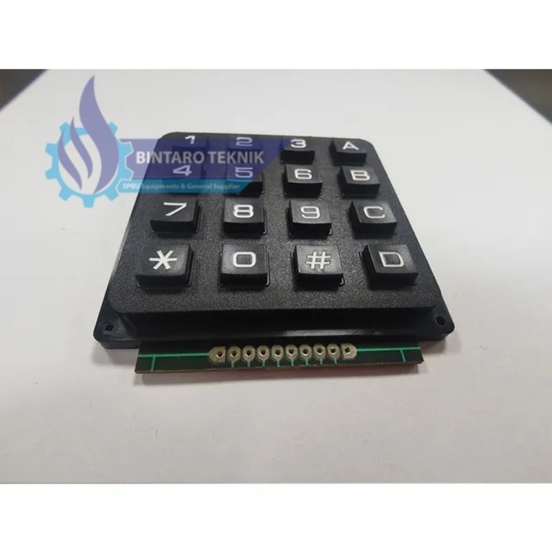 Jual Keypad Timbul 4x4 Exclusive Keypad Hitam Arduino 4x4 Keypad ...