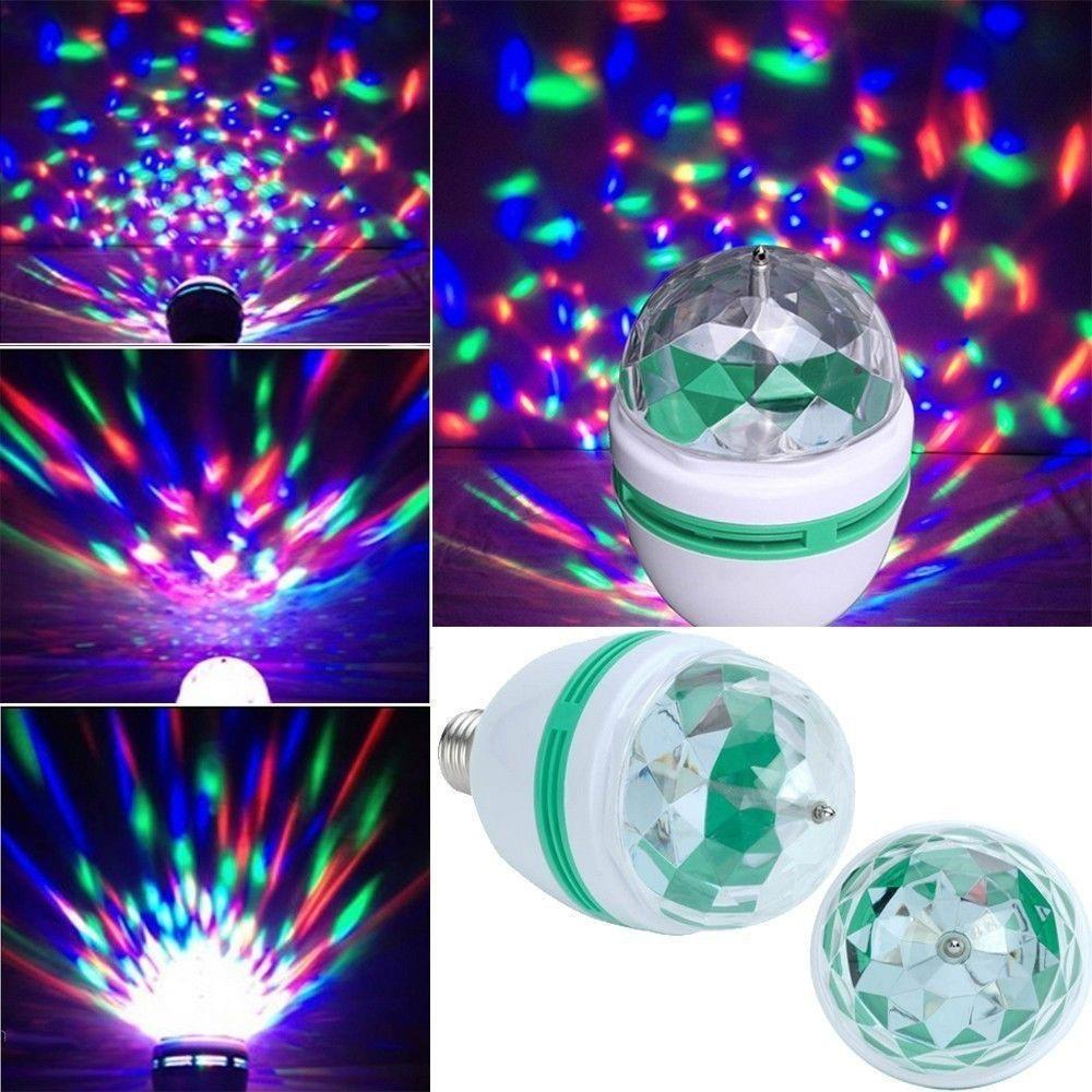Jual PPlus Lampu LED Disco RGB putar / Lampu Disko bolam Putar Warna ...