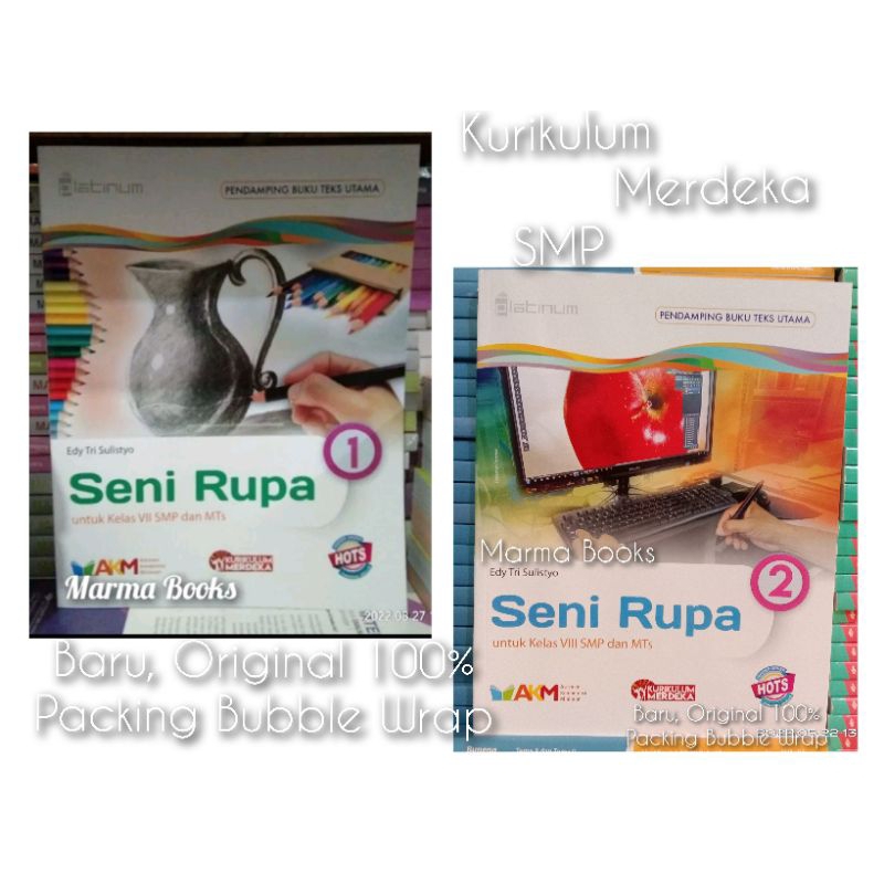 Jual Buku Seni Rupa kelas 7 , 8 , 9 SMP Kurikulum Merdeka HOTS AKM Platinum | Shopee Indonesia