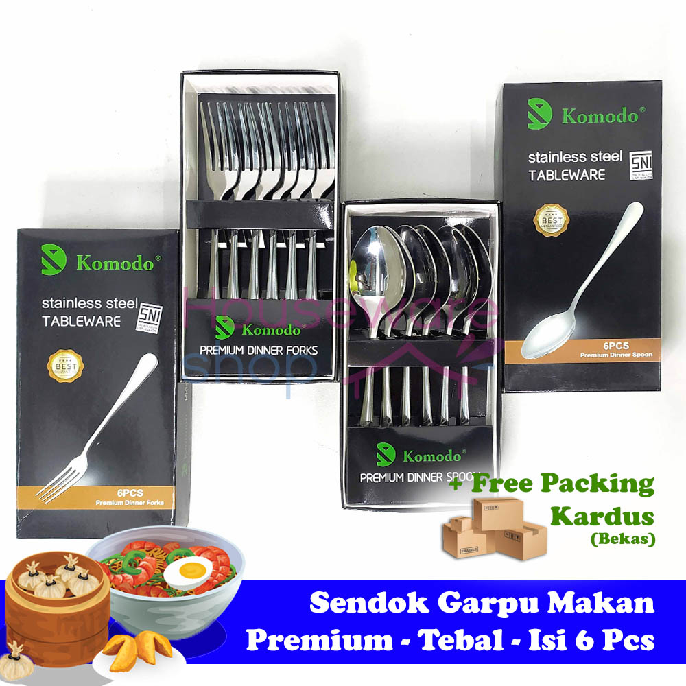Jual Sendok Garpu Makan Hotel Premium Stainless Steel / Sendok Garpu ...
