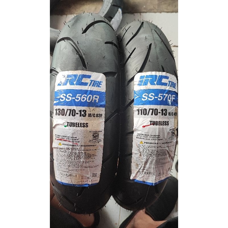 Jual Sepasang IRC NMAX 110/70-13 & 130/70-13 Tubles Free Pentil Karet ...