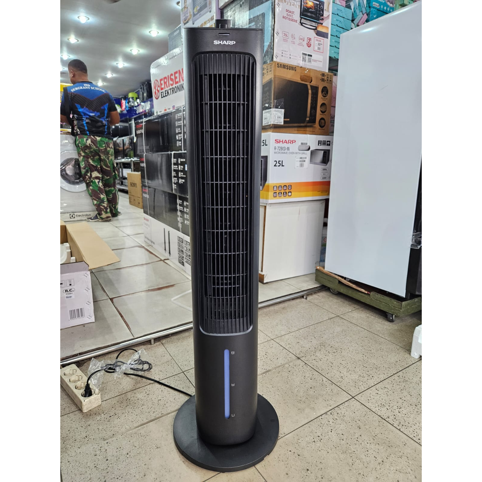 Jual SHARP AIR COOLER - KIPAS TOWER PJ-R34TY-B / PJ R34TY | Shopee ...
