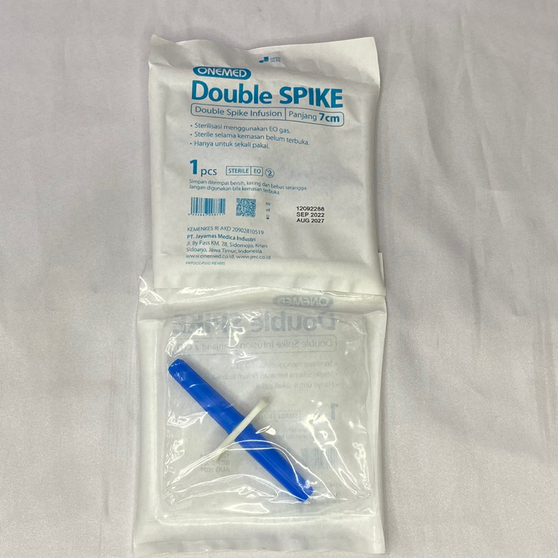 Jual Double Spike Infustion Onemed/ Alat Penusuk Botol Cairan Infus ...
