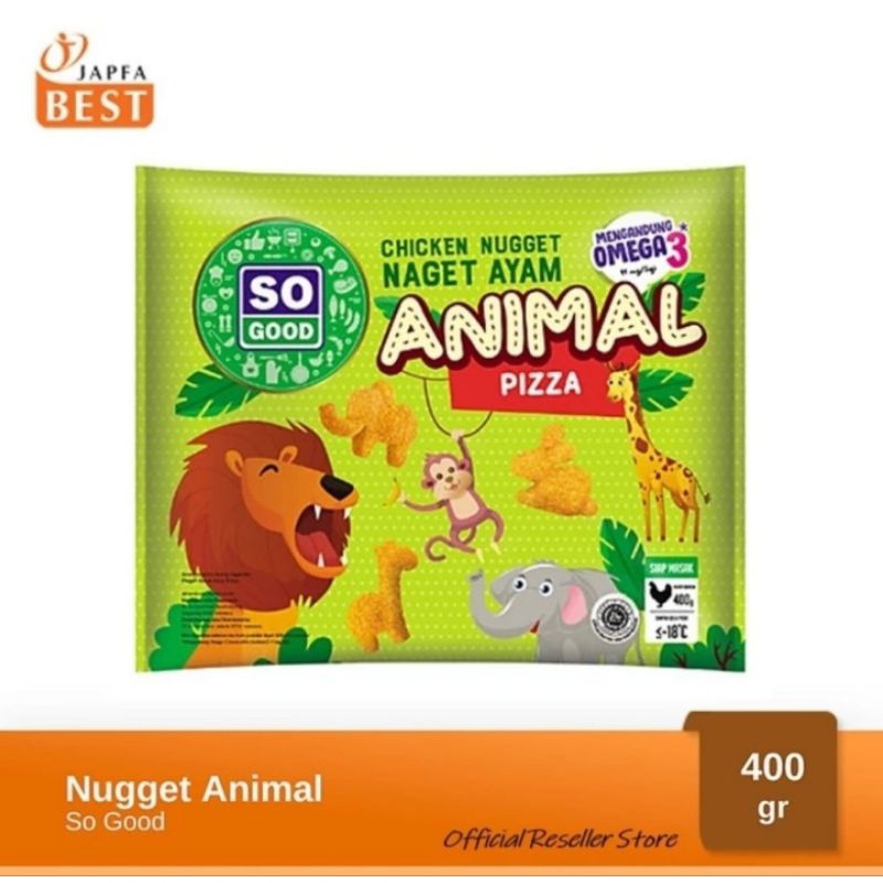 Jual SO GOOD Chicken Nugget Animal 400Gr | Shopee Indonesia