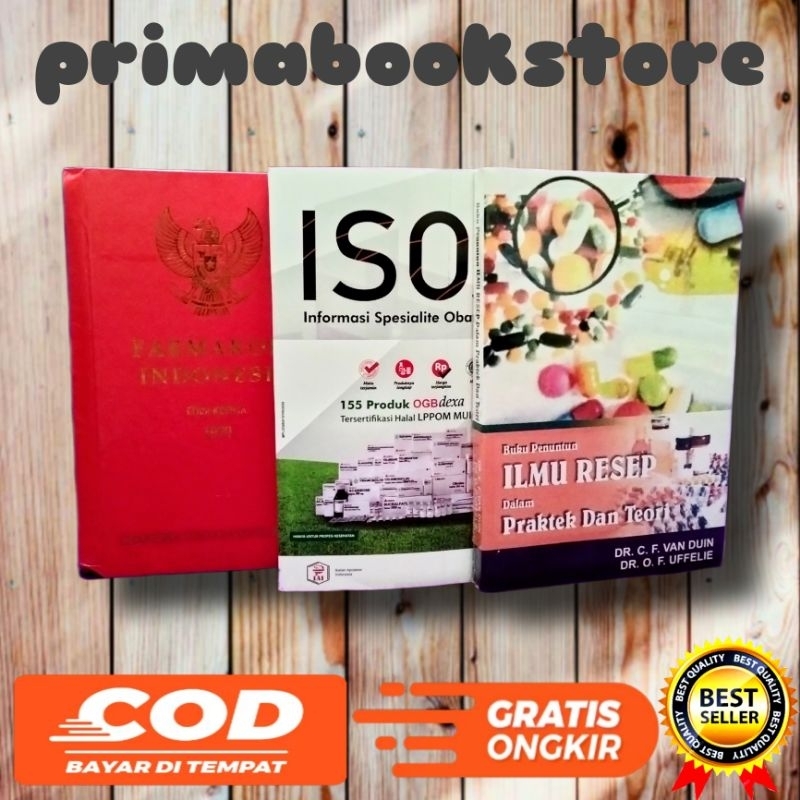 Jual (Paket 3 Buku) Farmakope 3 - ISO Vol 53 - ILRES VANDUIN Buku Penuntun Ilmu Resep Dalam ...