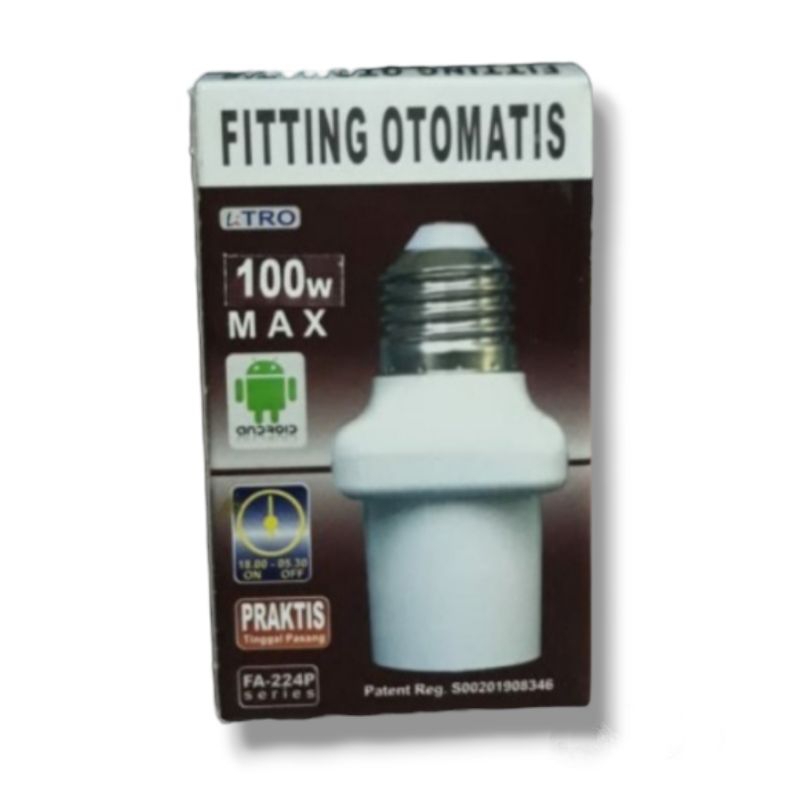 Jual HM - Fitting Lampu dengan Timer Otomatis 100 Watt | Shopee Indonesia