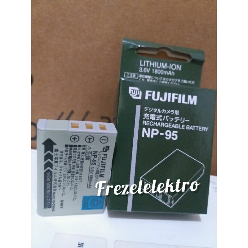 Jual Baterai FujiFilm NP95 ( X100, X100S, X30, X70, X-S1, REAL 3D W1 ...