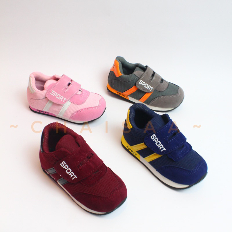 Jual Sepatu Sneakers Anak Laki-laki Perempuan Sport umur 1 2 3 4 5 6 ...