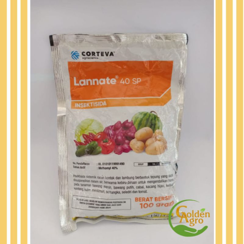 Jual INSEKTISIDA LANNATE LANET 40 SP 100 GRAM 100GR ORIGINAL | Shopee ...