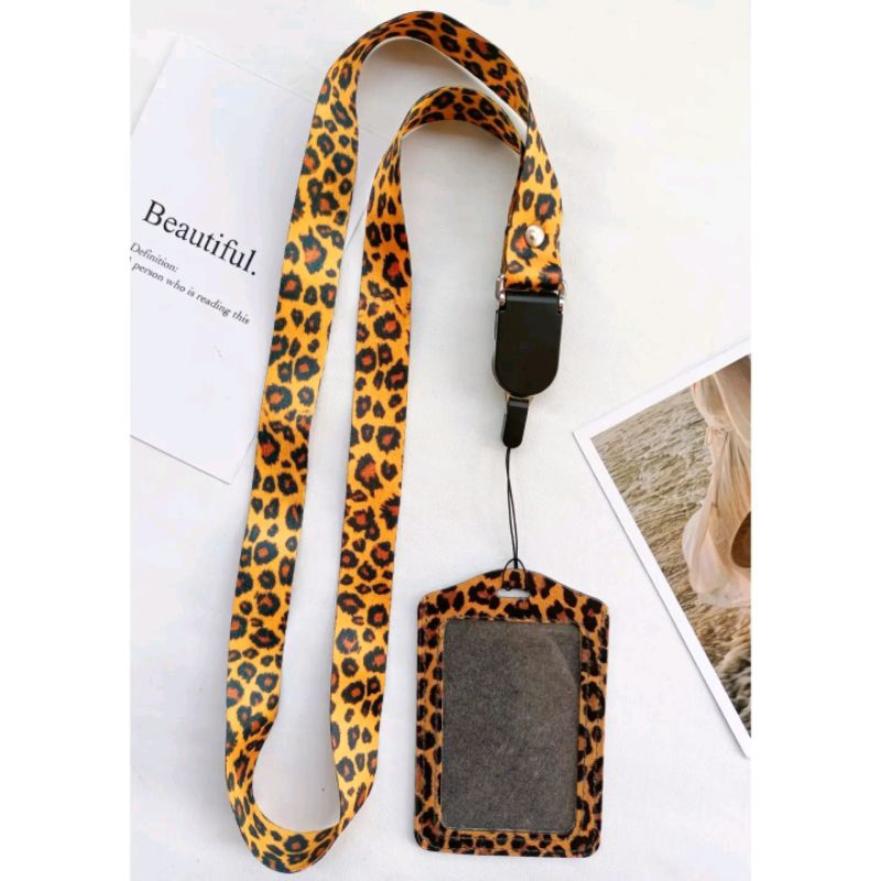 Jual serba.leopard name tag id card leopard macan tutul cheetah animal ...