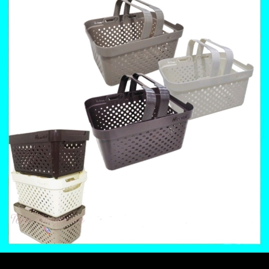 Jual keranjang kecil plastik - keranjang basket serbaguna LUXIO S 5763 ...