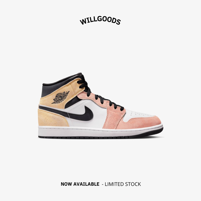 Jual Nike Air Jordan 1 Mid SE Magic Ember Sundial White Original Resmi ...