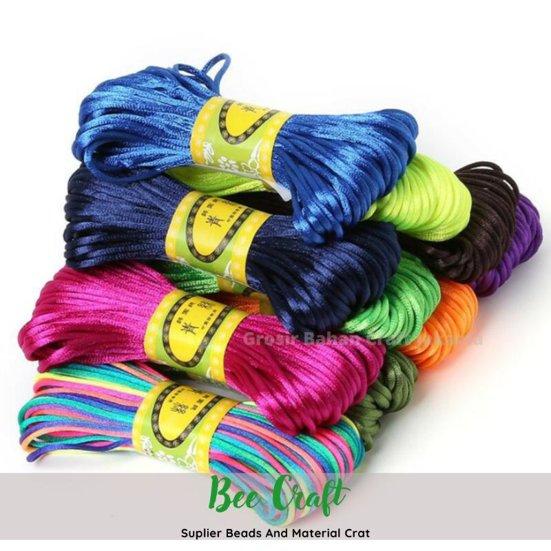 Jual Tali satin tali china knothing Craft Diy Tali Kancing 1mm 2mm ...