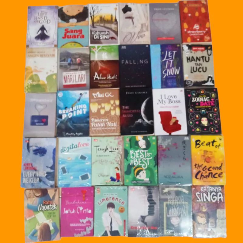 Jual buku ORIGINAL // Obral Novel Murah remaja // FIKSI // best seller // romance // Original ...