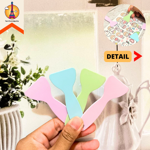 Jual Perata Sticker Ukuran 8cm Spatula DIY Scrapbook Jurnaling Stiker ...
