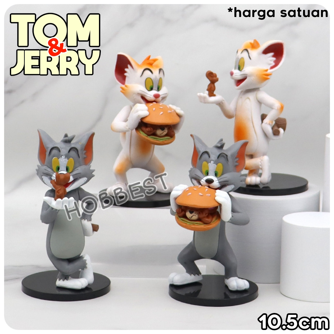 Jual Action Figure TOM and JERRY 10cm - Miniatur Pajangan Mainan Topper ...
