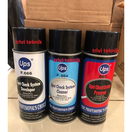 Jual Ups spotcheck developer penetrant cleaner,ndt system keretakan ...
