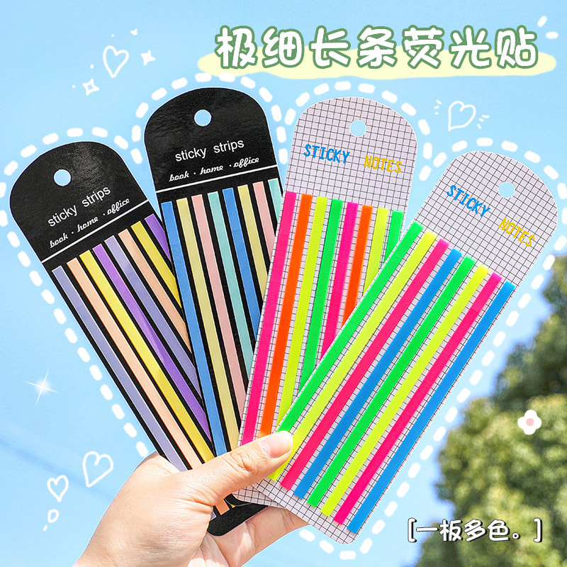 Jual COD 160pcs Long Strip Index Sticky Note / Index Flag Pembatas ...