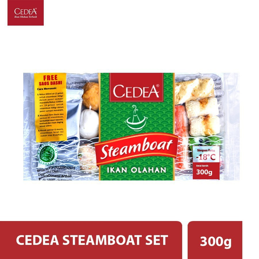 Jual CEDEA Steamboat Set | Paket Shabu-Shabu Halal - 300gr|500gr Ikan ...