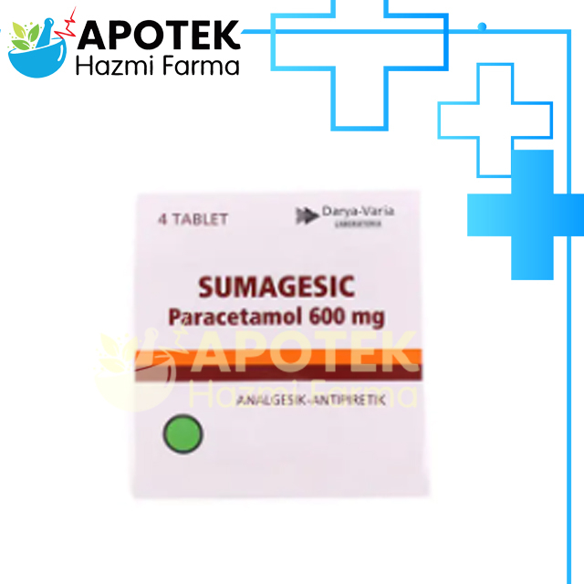 Jual Sumagesic Paracetamol 600mg obat demam, nyeri, sakit kepala ringan ...