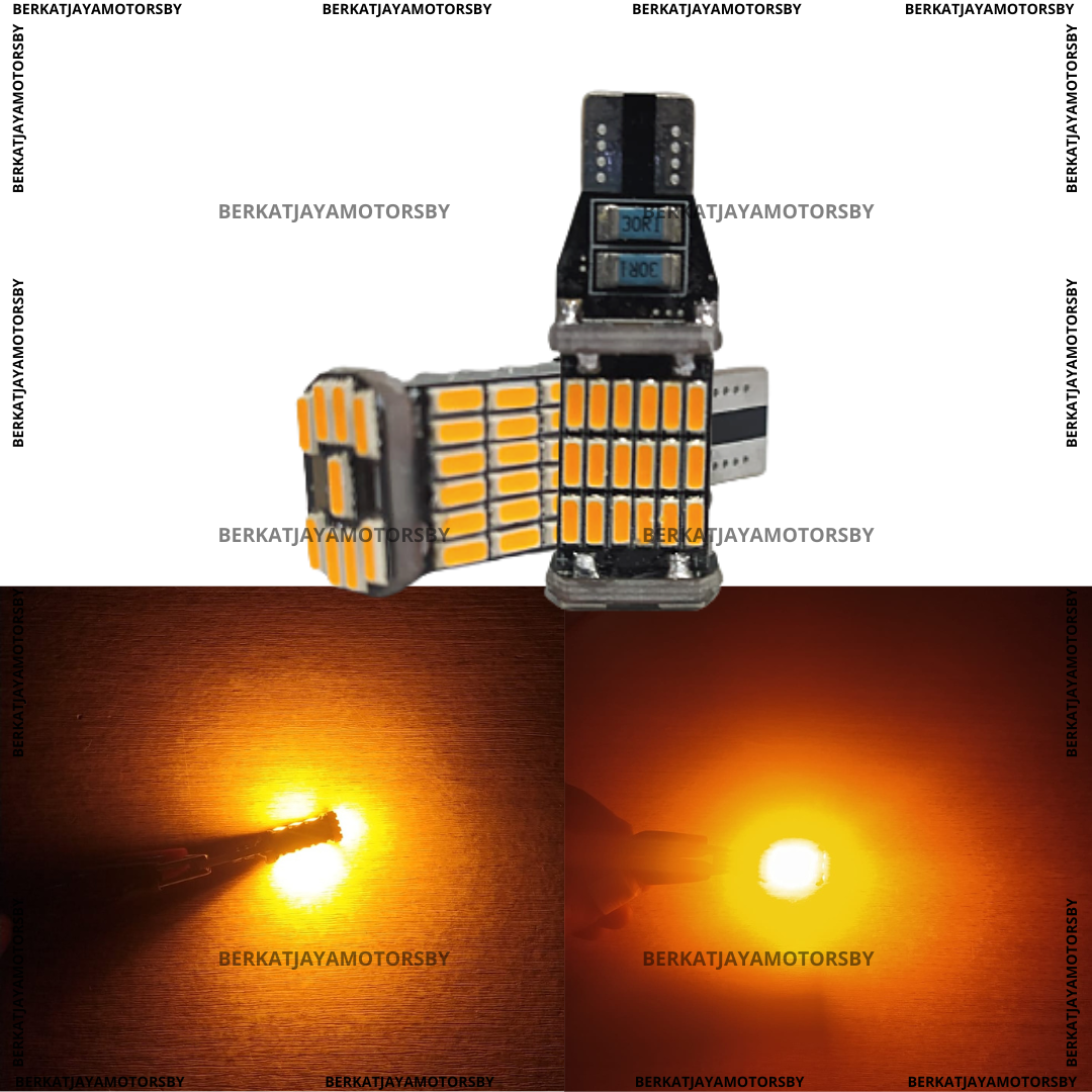Jual LAMPU MOTOR MOBIL T15 45SMD LAMPU SENJA LED SEIN SUPER BRIGHT SEN DAJJAL SEIN DAJAL SUPER ...