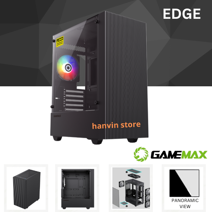 Jual Casing Gamemax Edge Gaming Tempered Glass | Shopee Indonesia