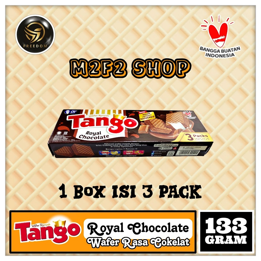 Jual Tango Wafer Royal Chocolate | Krim Cokelat Box - 133 gr (Kemasan ...