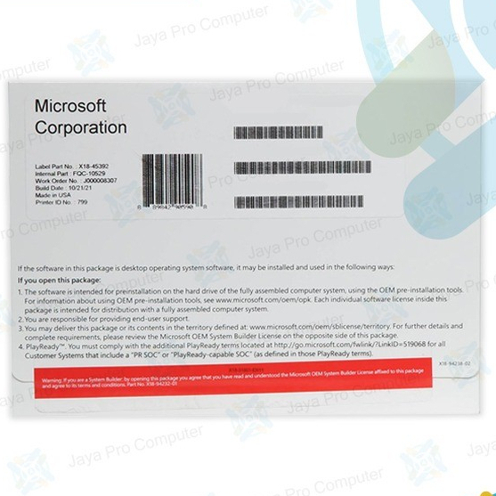 Jual Microsoft Windows 11 Home OEM / 64 Bit Original | Shopee Indonesia