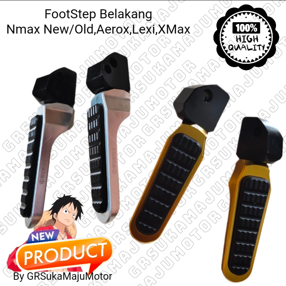 Jual foot step belakang variasi motor universal Nmax , Nmax New , Xmax ...