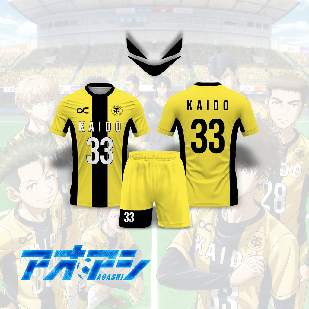 Jual Jersey Futsal & Football Motif VL Replika Anime Aoashi Tokyo ...