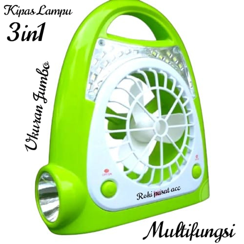 Jual Kipas Angin Lampu Emergency 3in1 - Lampu Emergency Kipas & Lampu ...