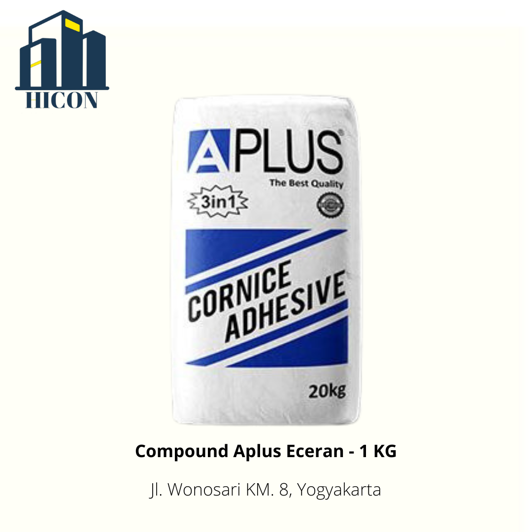 Jual Semen Compound Gypsum Aplus Cornice Adhesive Eceran - 1 KG ...