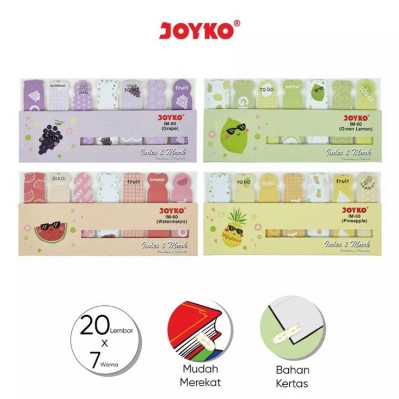 Jual Index Mark Penanda Pembatas Joyko IM-60 Kertas | Shopee Indonesia
