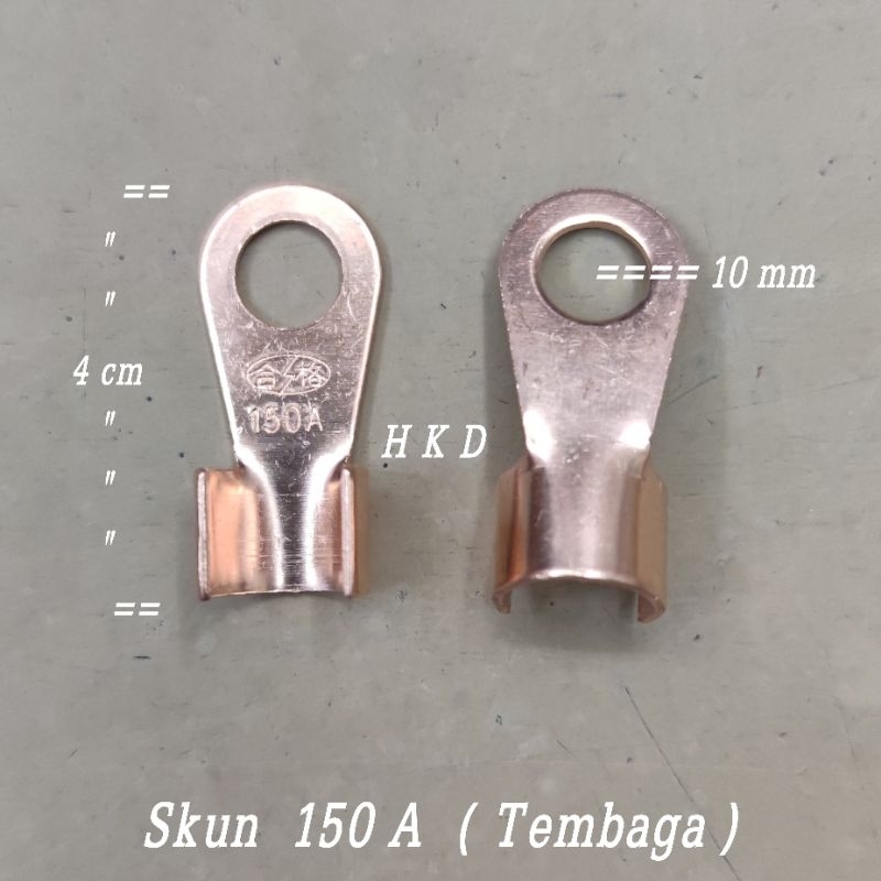 Jual SKUN TEMBAGA AKI MOBIL ( 150 A ) 1 Set 2 pcs | Shopee Indonesia