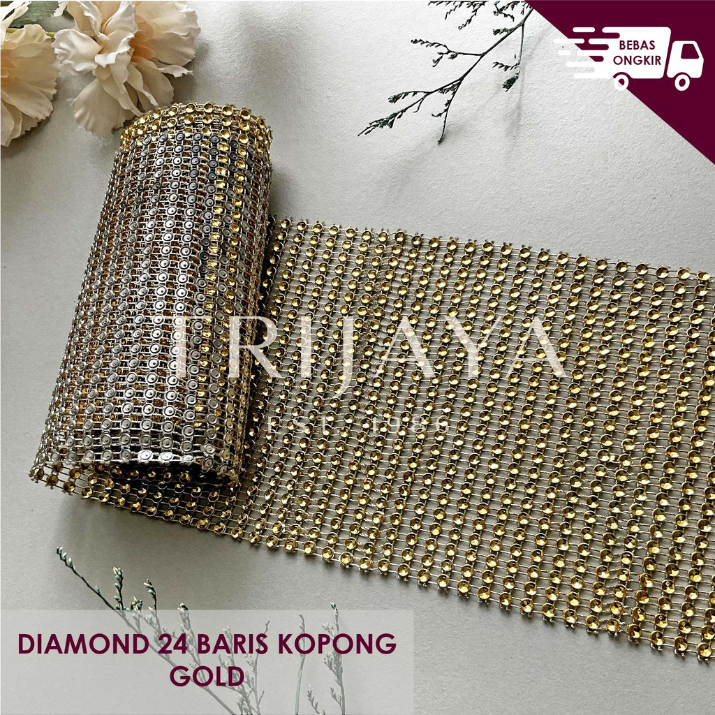 Jual Sinergi Jaya Kristal Diamond 24 Baris Kopong (Per Meter) | Shopee ...