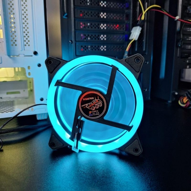 Jual Fan Casing Cpu 12cm Ring Warna dan RGB | Shopee Indonesia