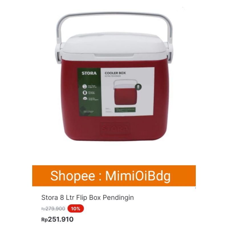 Jual Stora 8 Ltr Flip Box Pendingin ( Ace Hardware ) | Shopee Indonesia