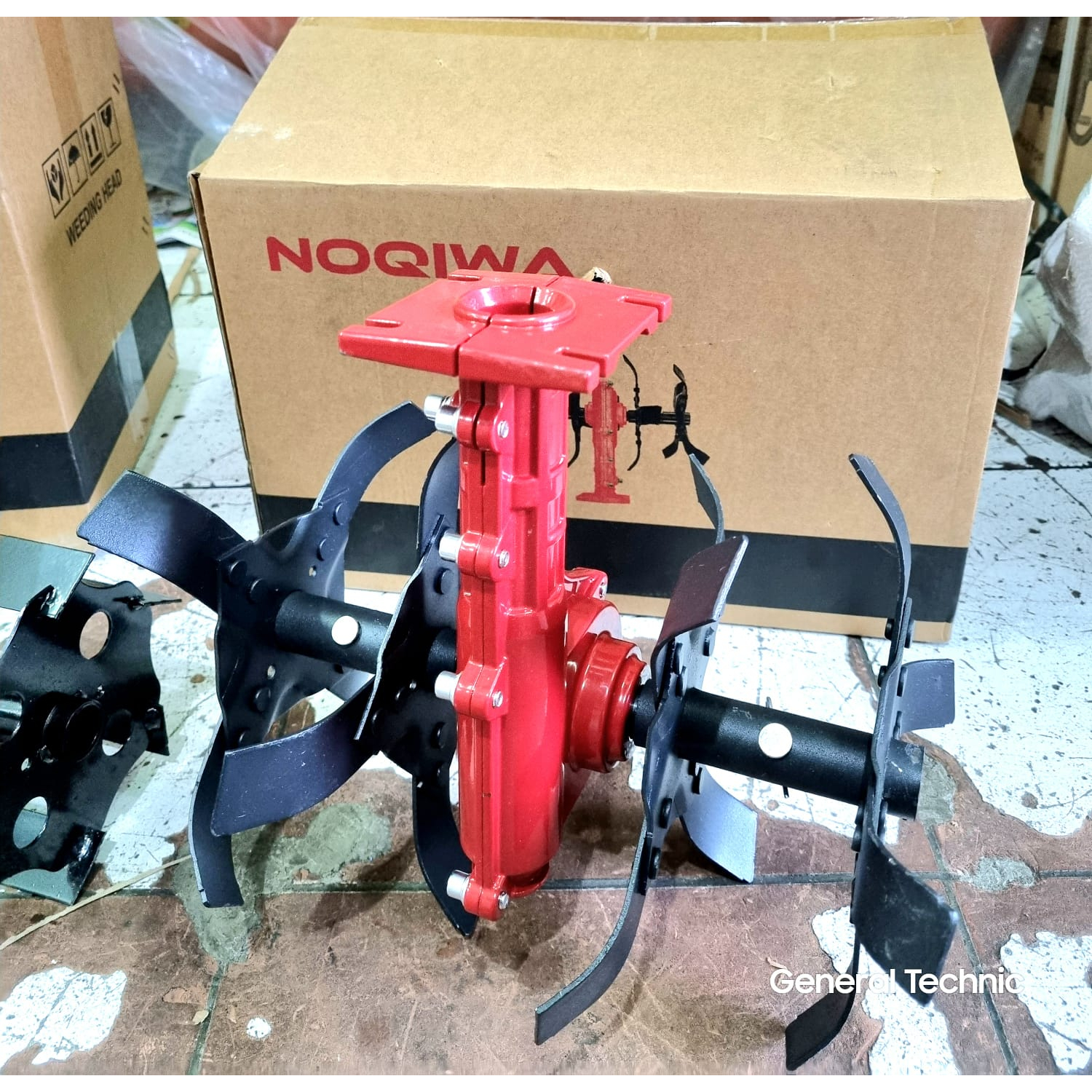 Jual Cakar Baja Potong Rumput 328 Tiller Segi 4 Tiller Head x Weeder ...