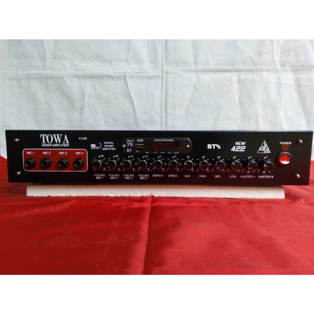 Jual TOWA POWER AMPLIFIER STEREO DHB-422 NEW Power Amplifier Stereo ...