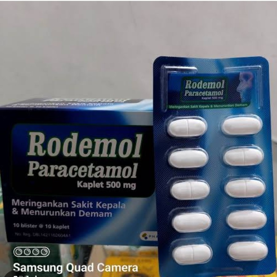 Jual Rodemol Paracetamol 500mg isi 10 kaplet - Obat Demam & Sakit ...